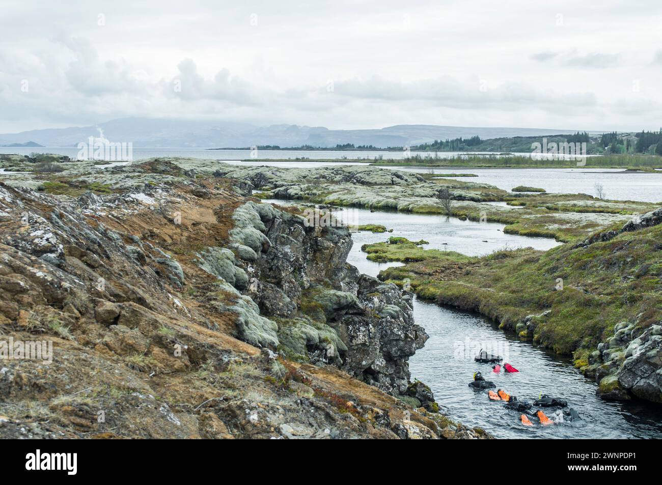 Visible Tectonic plates in Thingvellir National Park- UNESCO World ...