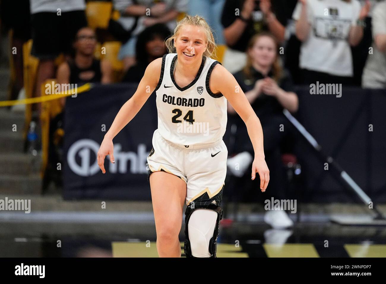 Colorado guard Maddie Nolan (24) in the second half of an NCAA college ...