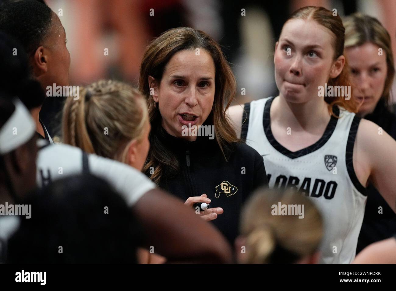 Colorado head coach JR Payne in the second half of an NCAA college ...