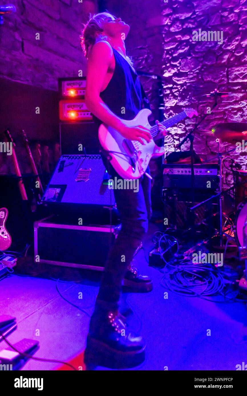 Edinburgh, Scotland. Sun 3 March 2024. French post-punk group The ...