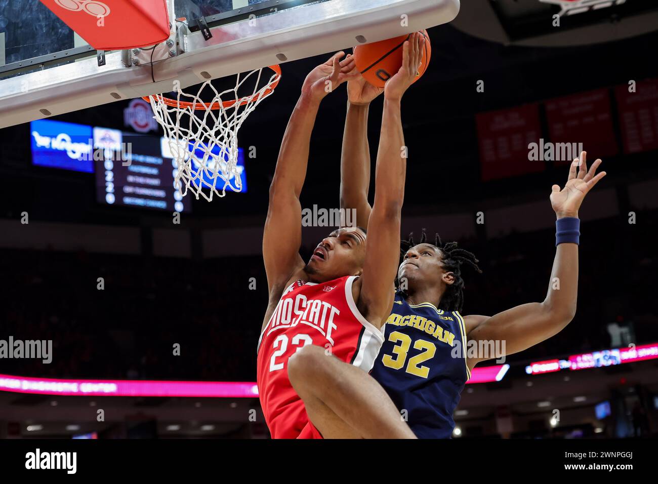 Columbus, Ohio, USA. 3rd Mar, 2024. Ohio State Buckeyes forward Zed Key ...