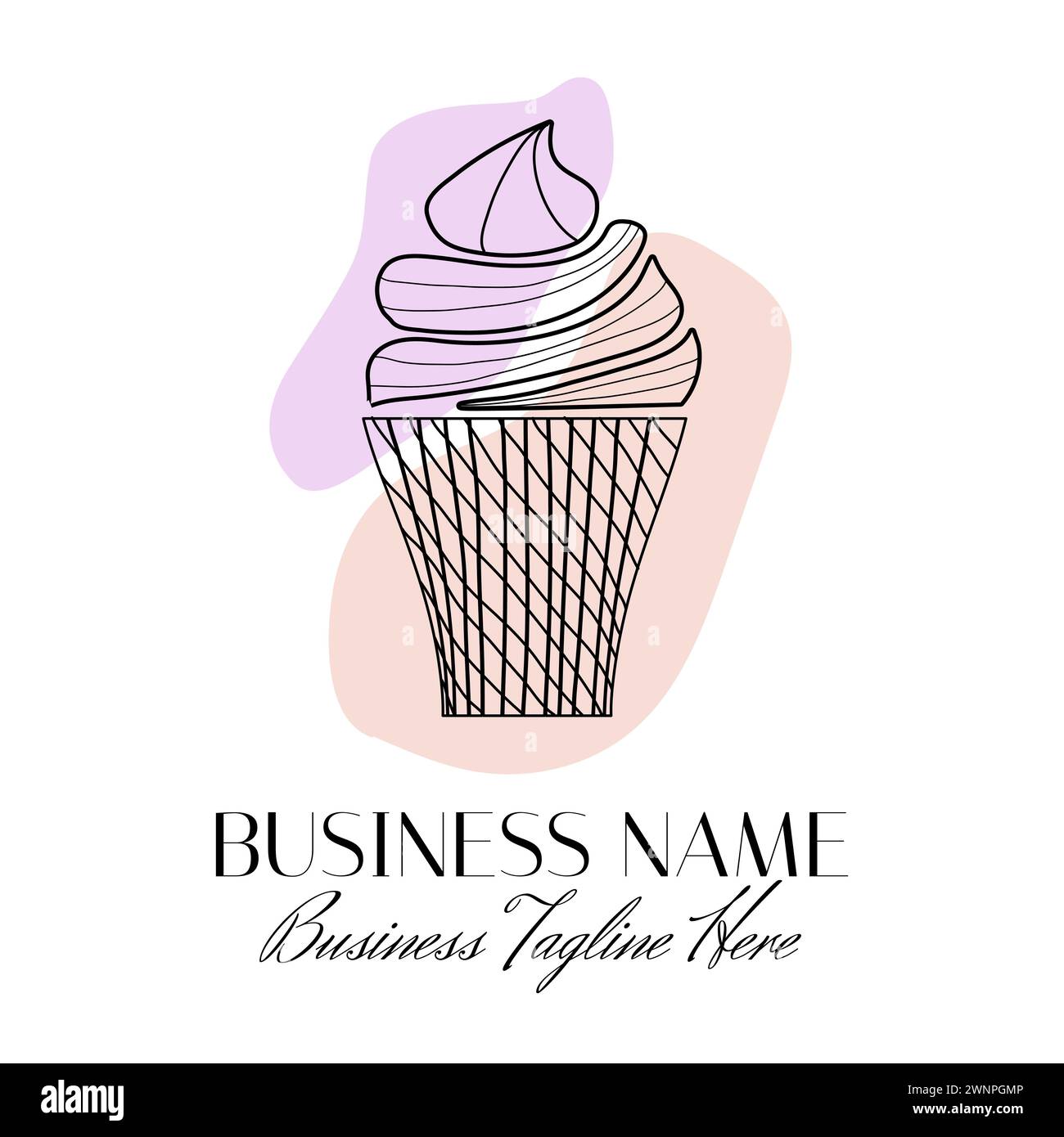 Yogurt logo hi-res stock photography and images - Alamy