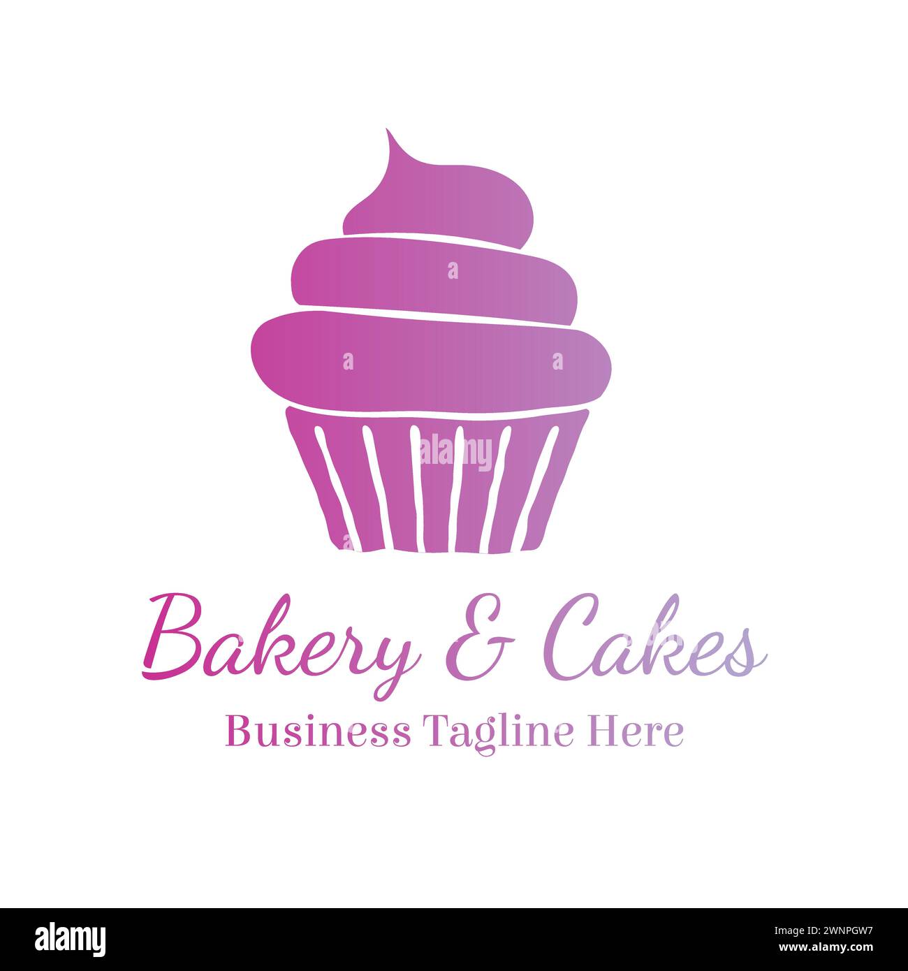 Cupcake packaging design Cut Out Stock Images & Pictures - Alamy