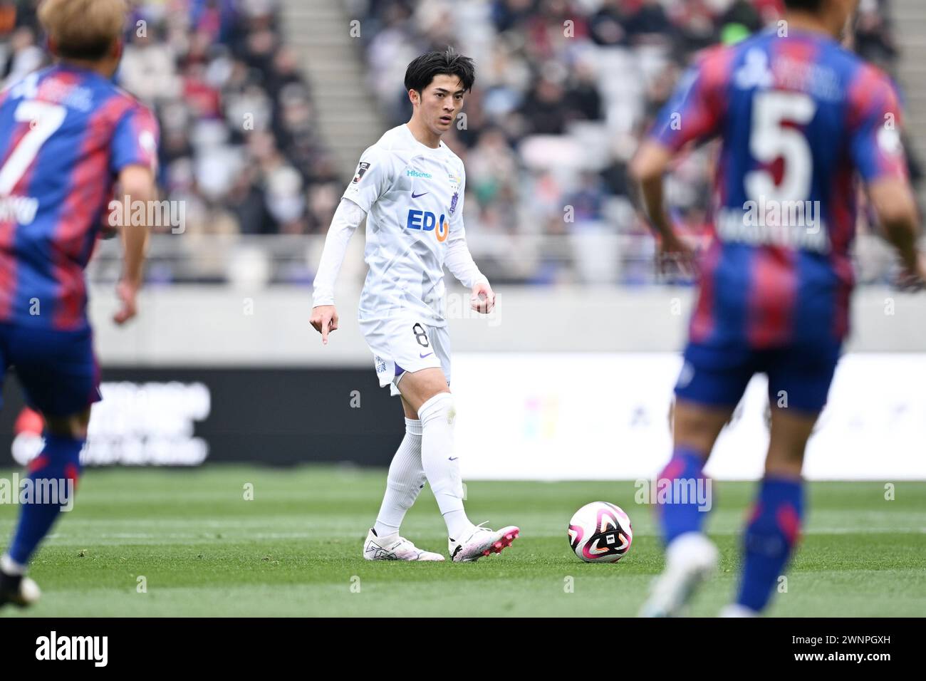 Tokyo, Japan. Credit: MATSUO. 2nd Mar, 2024. Takumu Kawamura (Sanfrecce) Football/Soccer : 2024 ...