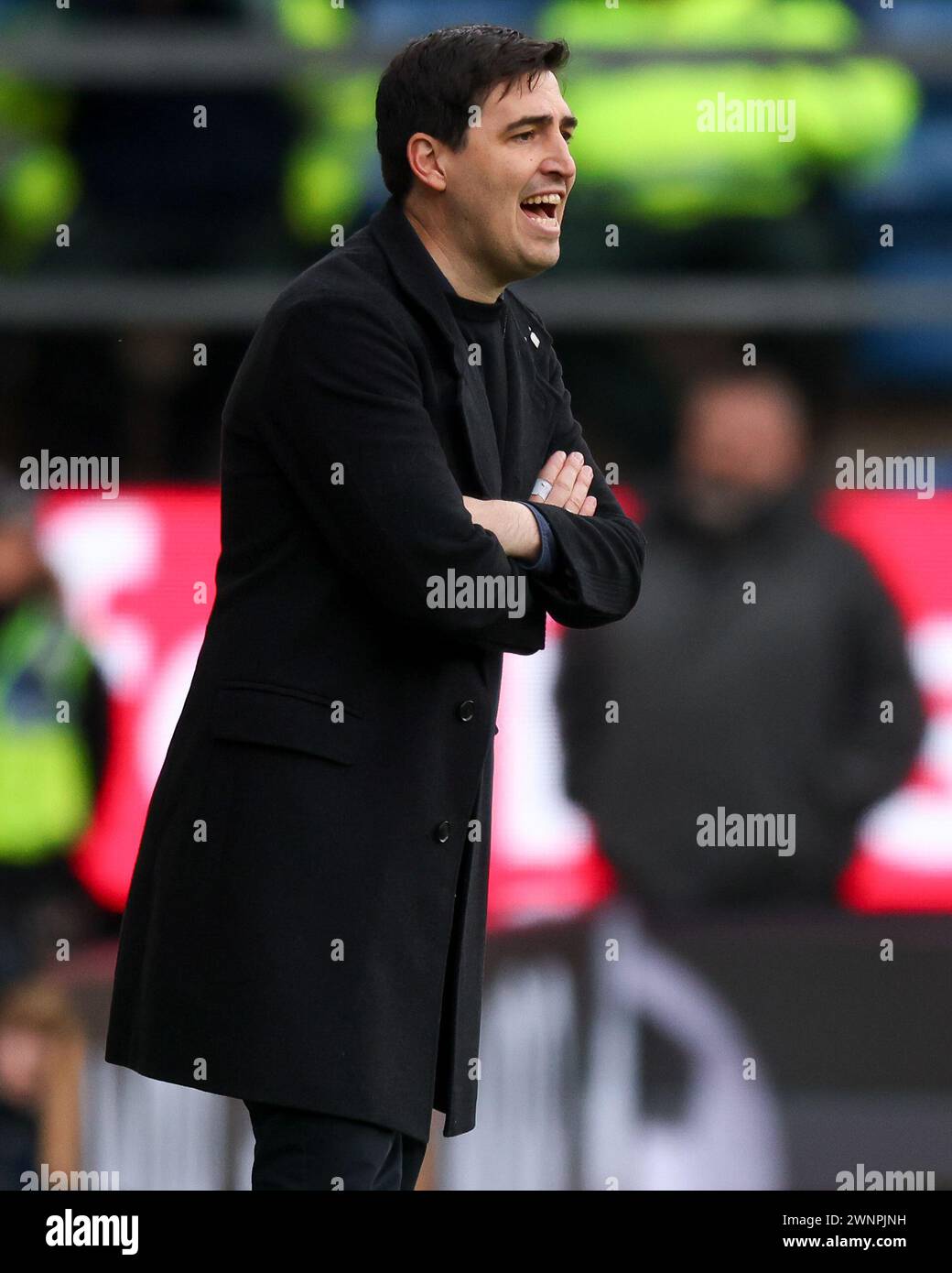 Burnley, UK. 3rd Mar, 2024. Bournemouth Manager Andoni Iraola during ...