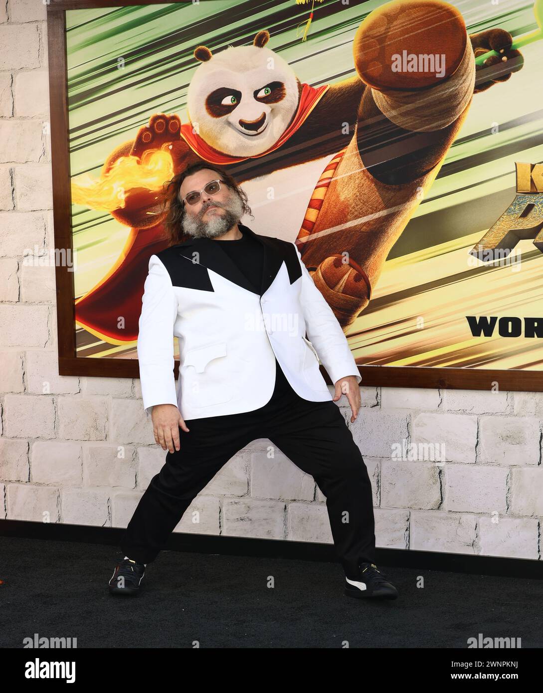 Los Angeles, USA. 03rd Mar, 2024. Jack Black arrives at The Kung Fu ...