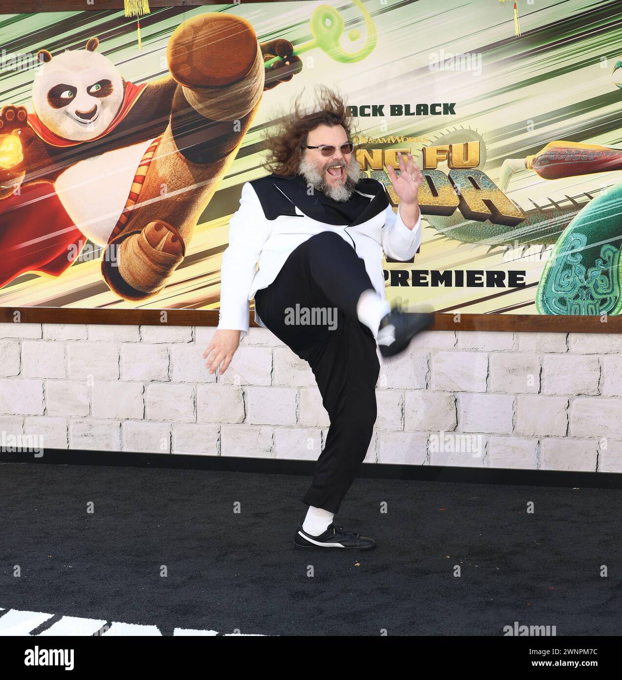 Los Angeles, USA. 03rd Mar, 2024. Jack Black arrives at The Kung Fu ...