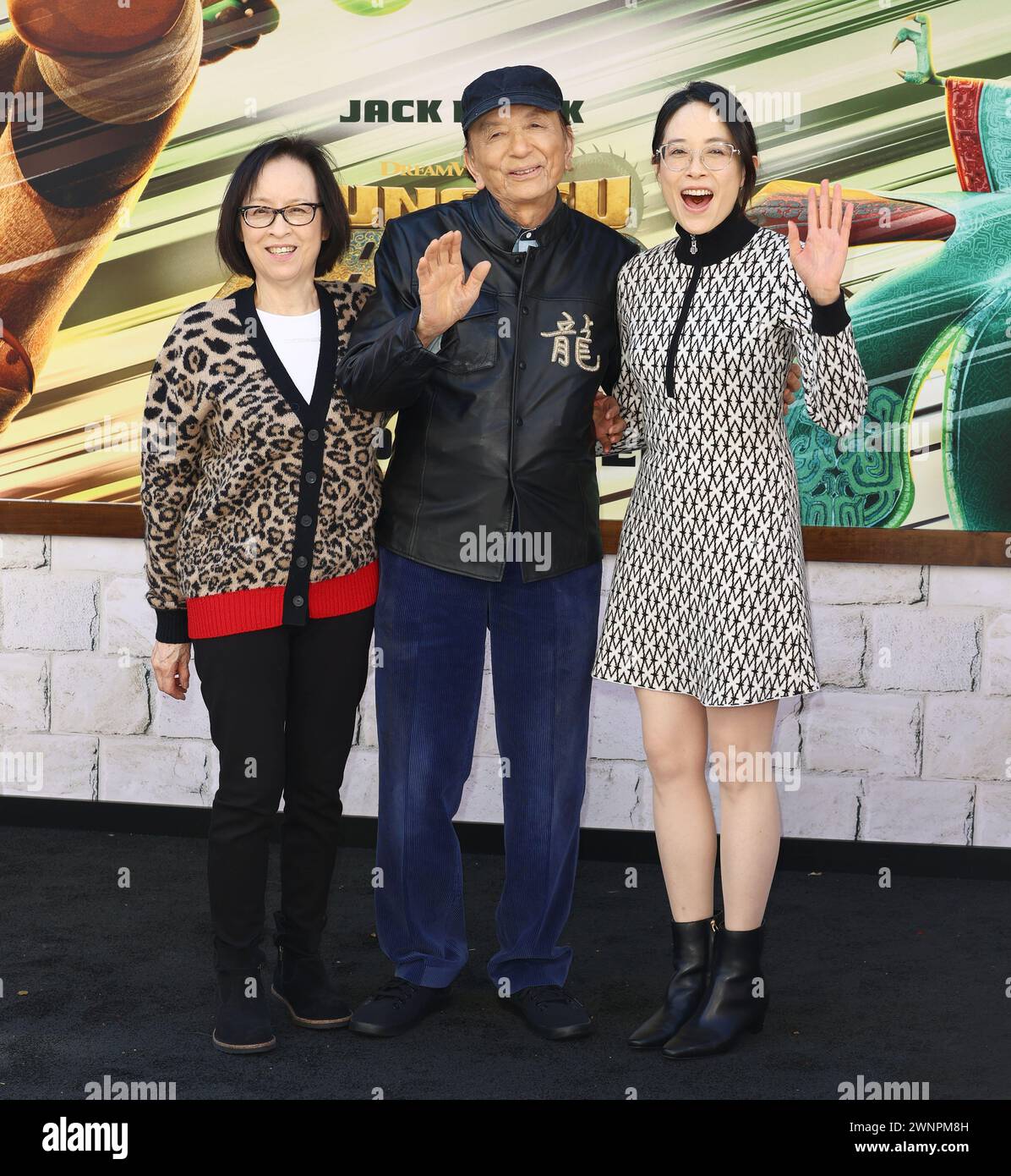 Los Angeles, USA. 03rd Mar, 2024. Susan Hong, James Hong, April Hong ...