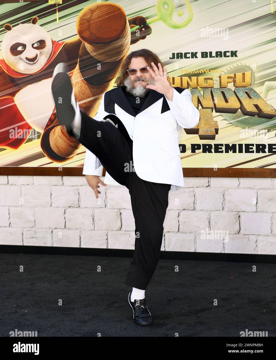 Los Angeles, USA. 03rd Mar, 2024. Jack Black arrives at The Kung Fu ...