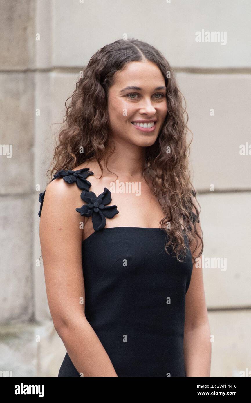 Paris, France. 03rd Mar, 2024. Sarah Lysander attending the Valentino ...