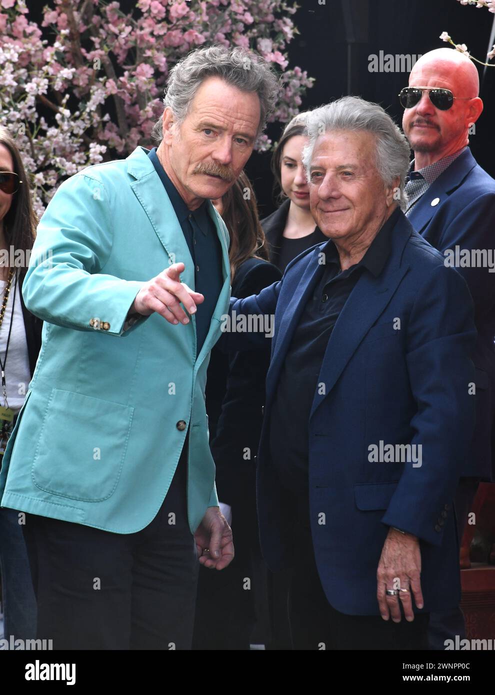 Los Angeles, California, USA 3rd March 2024 Actor Bryan Cranston and ...