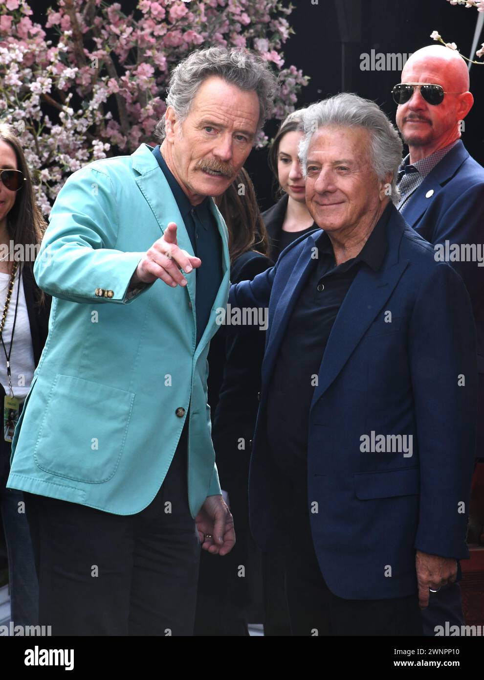 Los Angeles, California, USA 3rd March 2024 Actor Bryan Cranston and ...