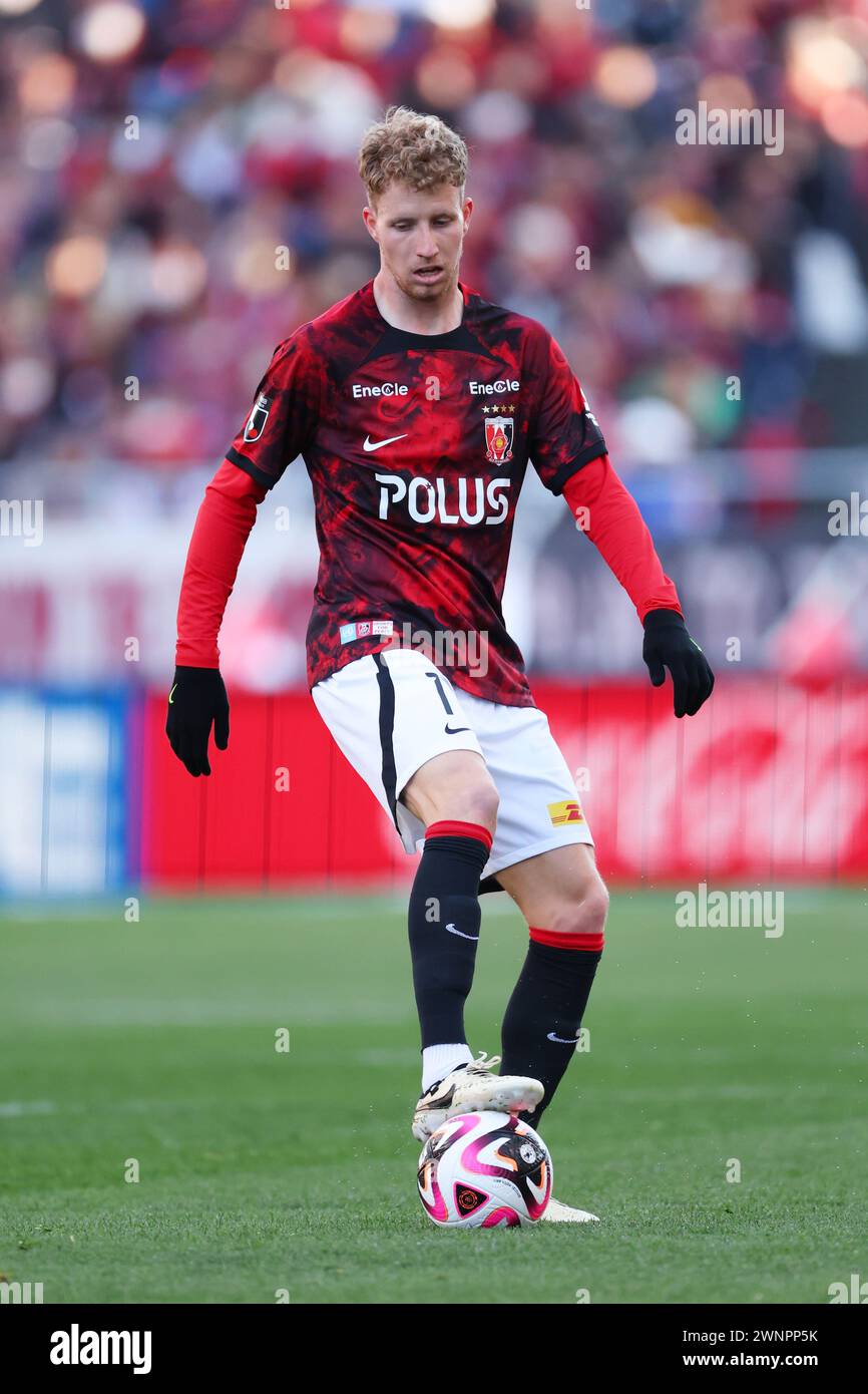 Saitama, Japan. 3rd Mar, 2024. Samuel Gustafson (Reds) Football/Soccer ...