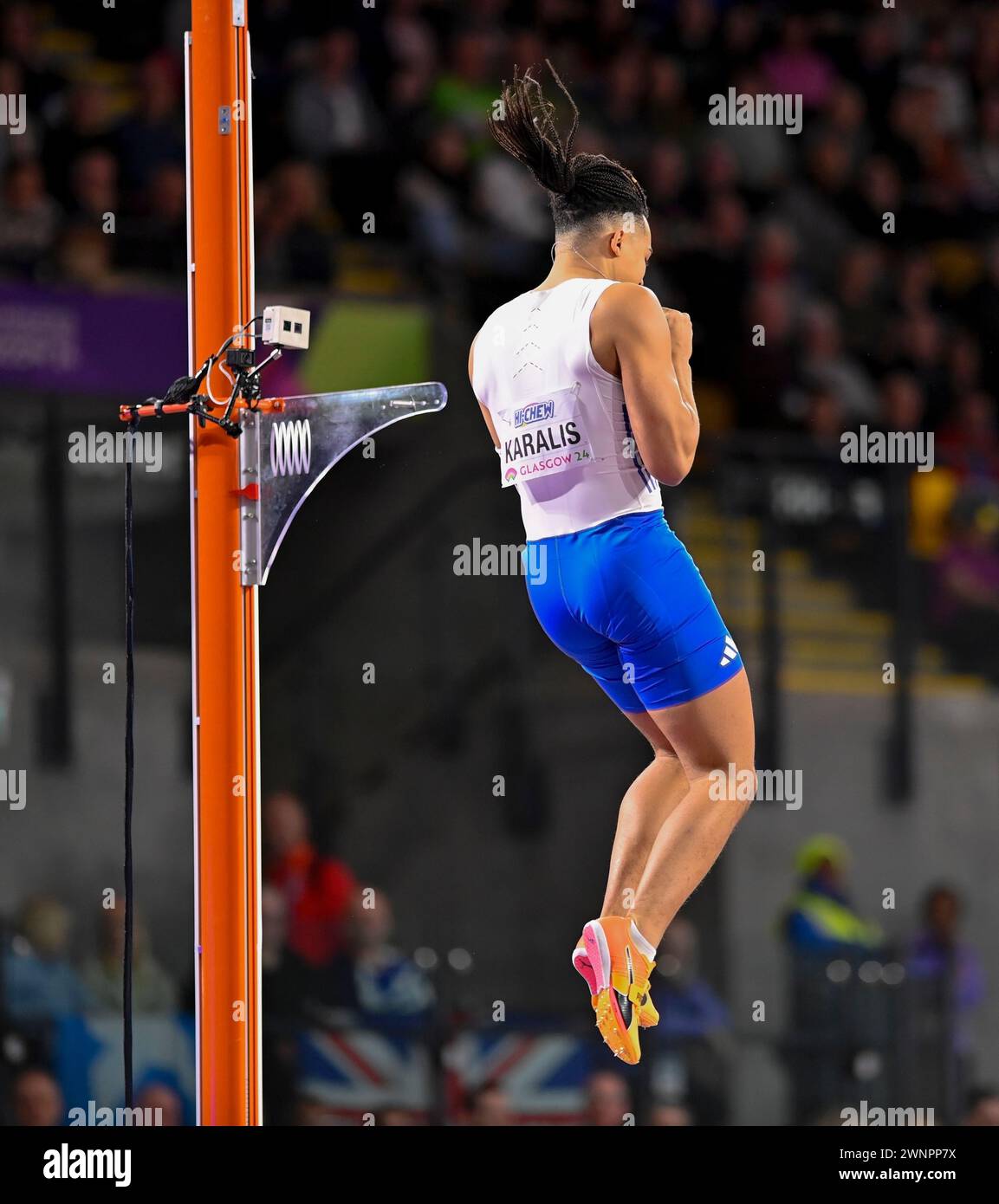 Glasgow Scotland :3–3-2024: Emmanouil KARALIS of GRE competes in the ...