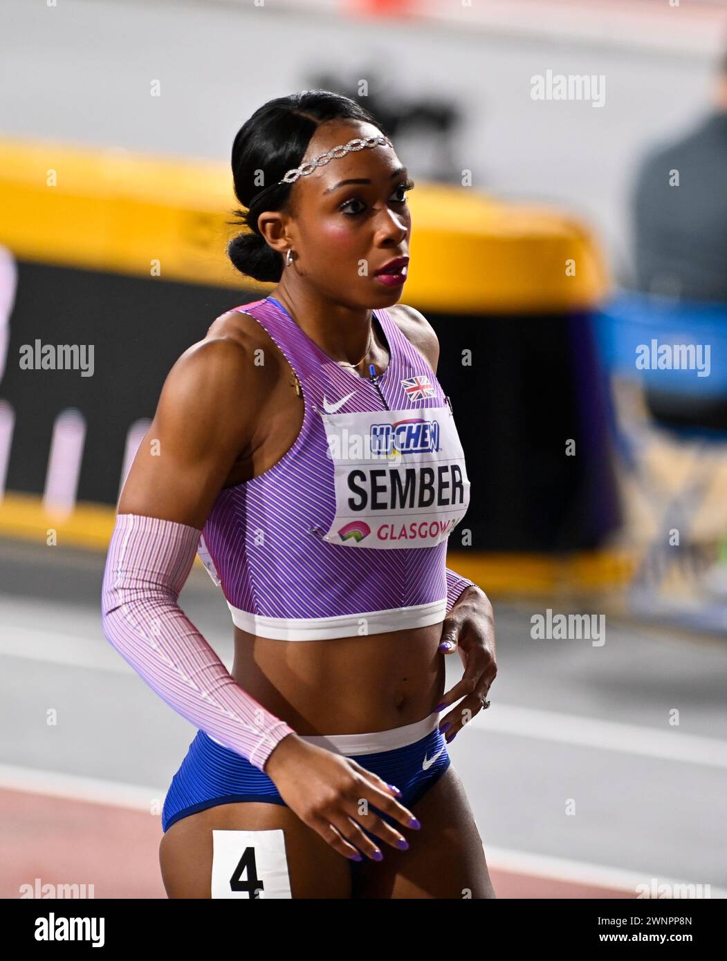 Glasgow Scotland :3–3-2024: Cindy SEMBER of GBR in the Semi Finals of ...