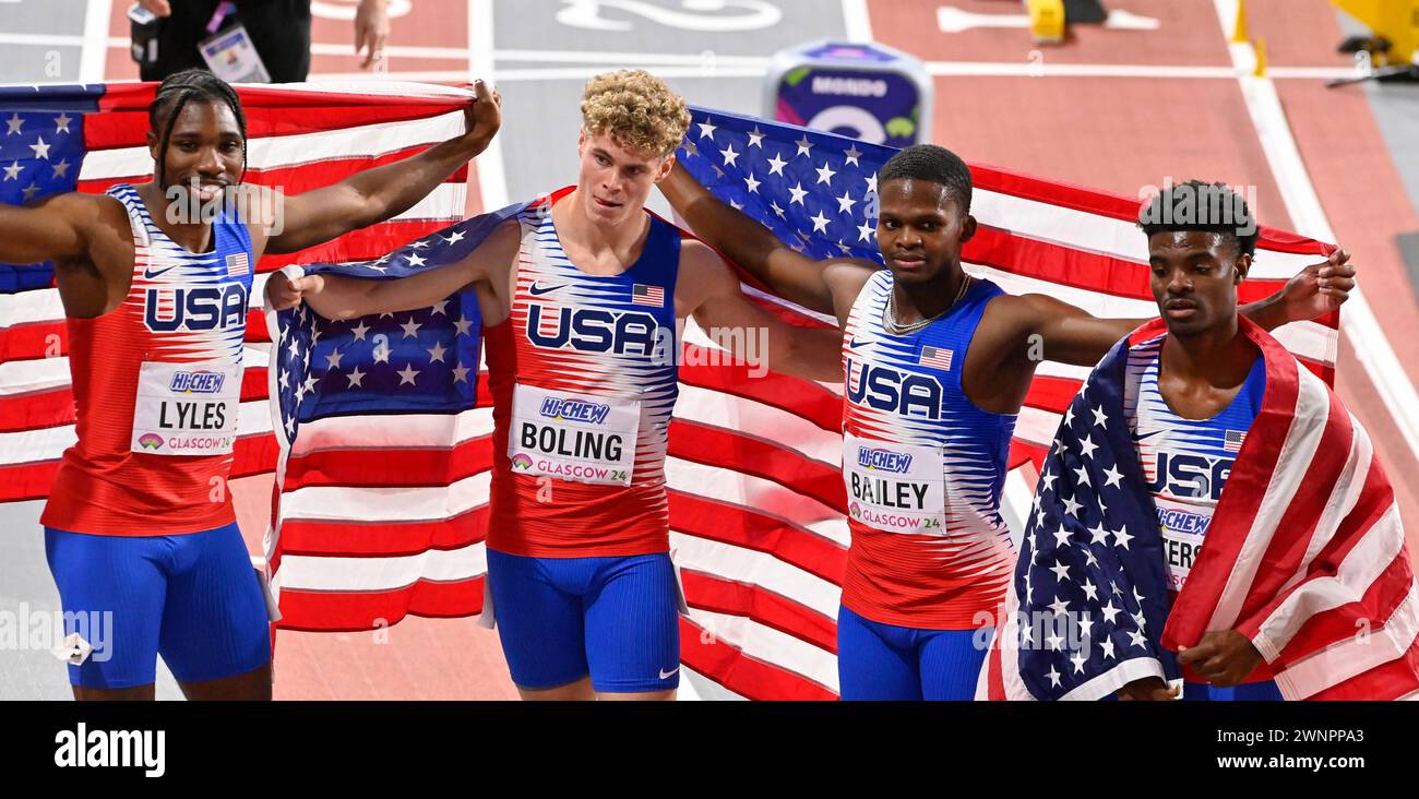 4x400 relay hi-res stock photography and images - Alamy