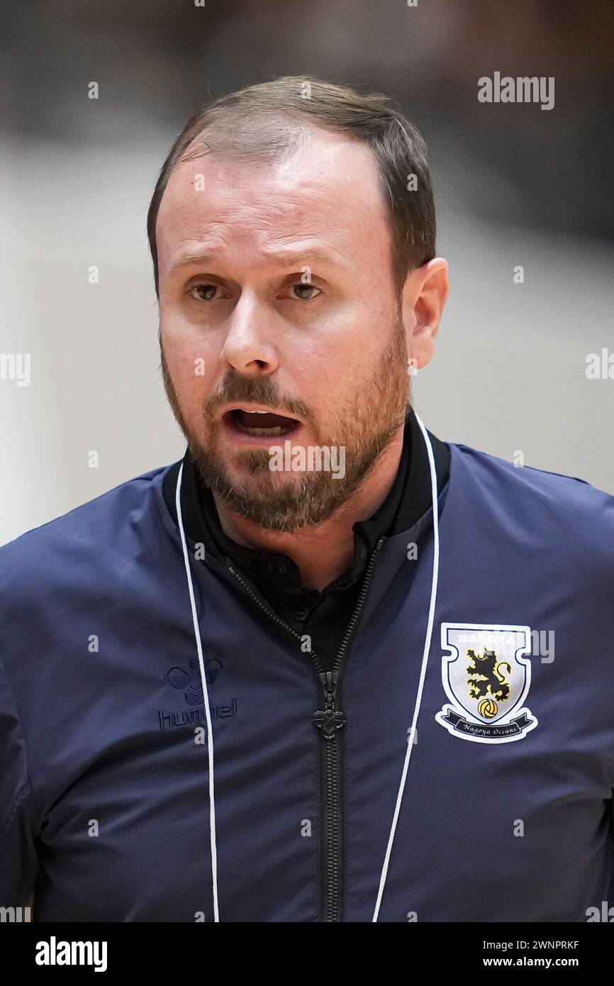 Juan Francisco Fuentes Zamora head coach (Oceans), MARCH 2, 2024 Futsal ...