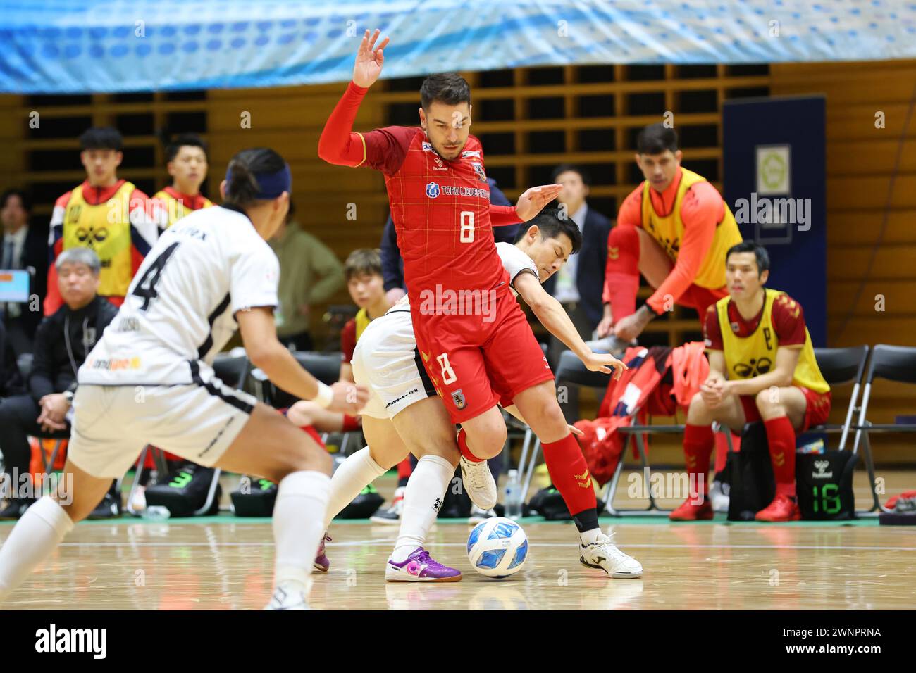 Komazawa Olympic Park Indoor Ballgames Court, Tokyo, Japan. 3rd Mar ...