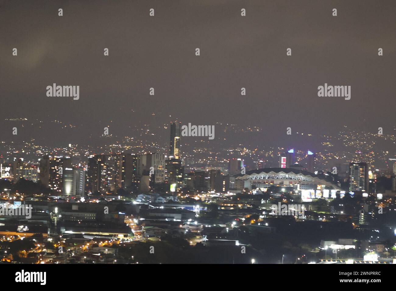 Night view of San Jose, Costa Rica Stock Photo - Alamy