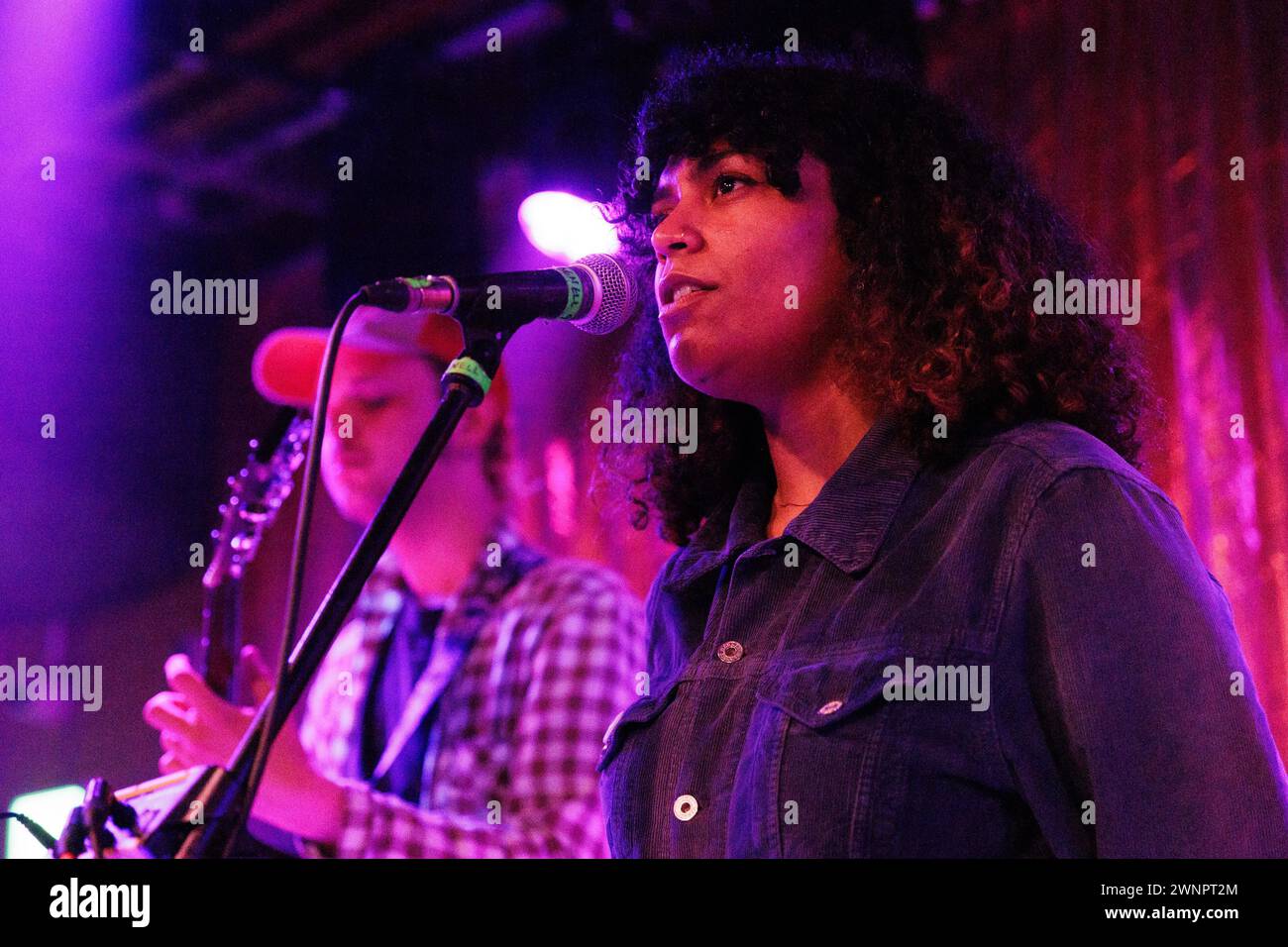 Leeds, UK. 3 March, 2024. Jasmine Miller-Sauchella of Ugly performing ...