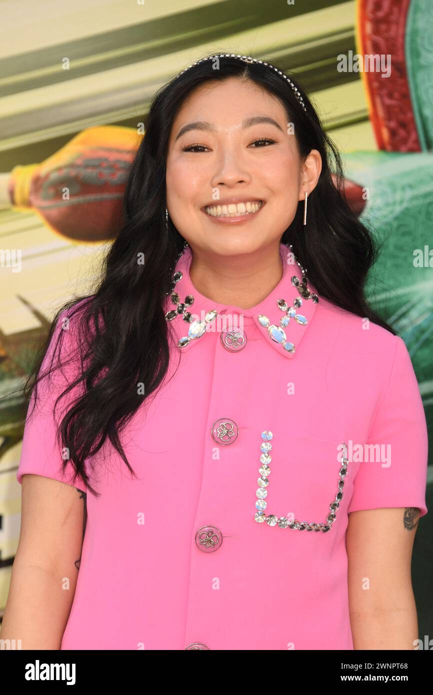 Los Angeles, Ca. 3rd Mar, 2024. Awkwafina at the world premiere of Kung ...