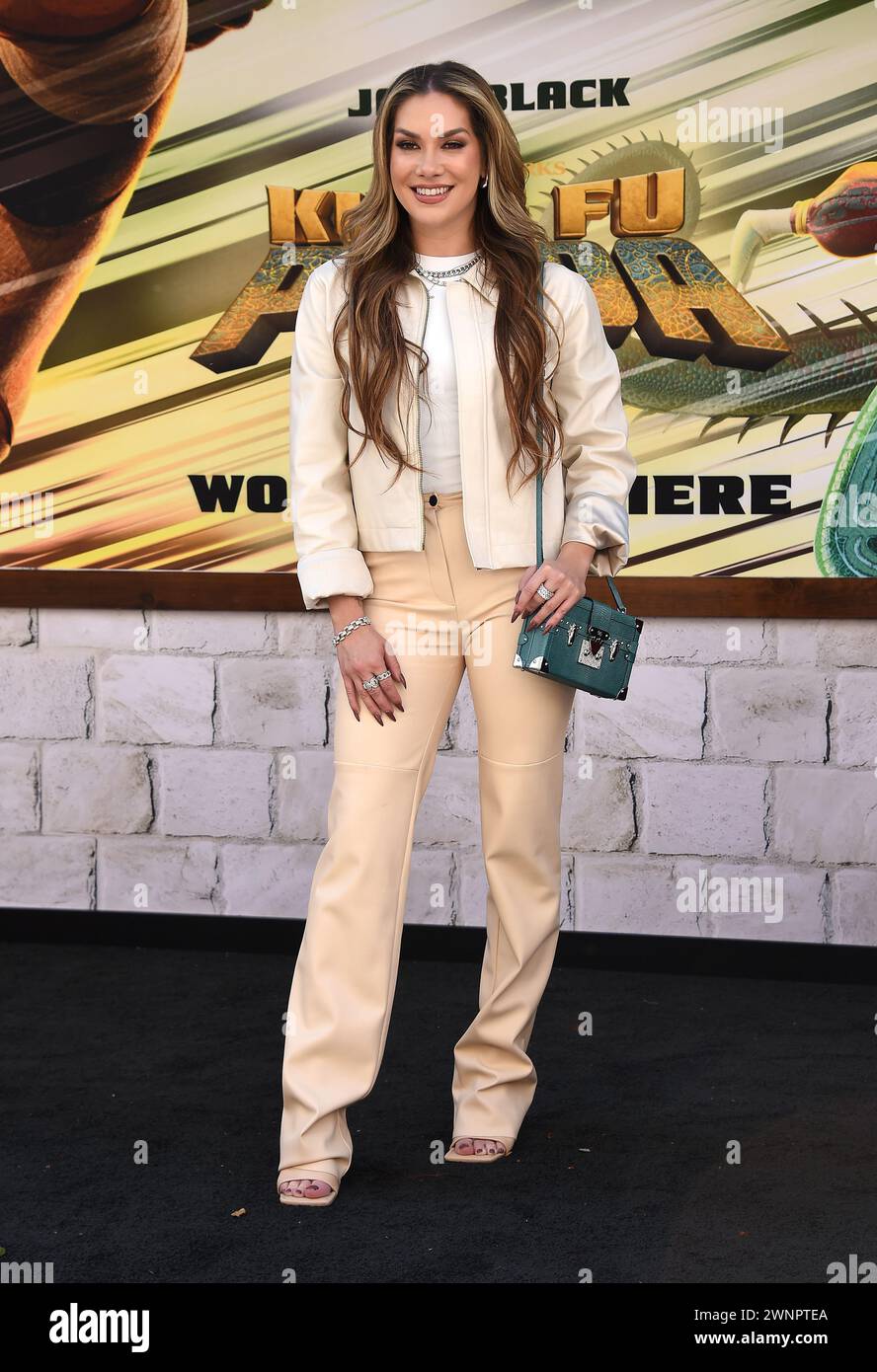Los Angeles, USA. 03rd Mar, 2024. Allison Holker arriving to ‘Kung Fu ...