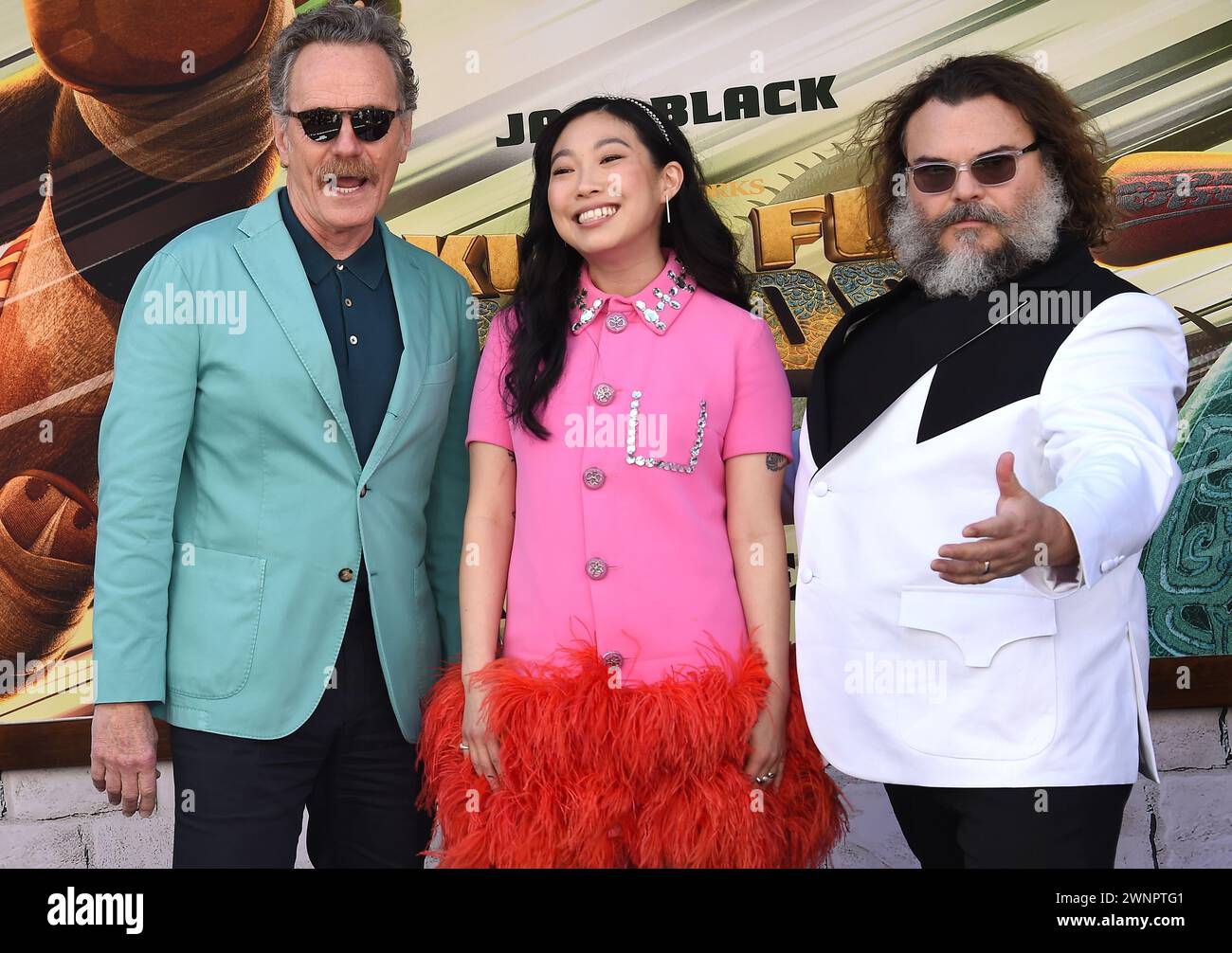 Los Angeles, USA. 03rd Mar, 2024. Bryan Cranston, Awkwafina and Jack ...