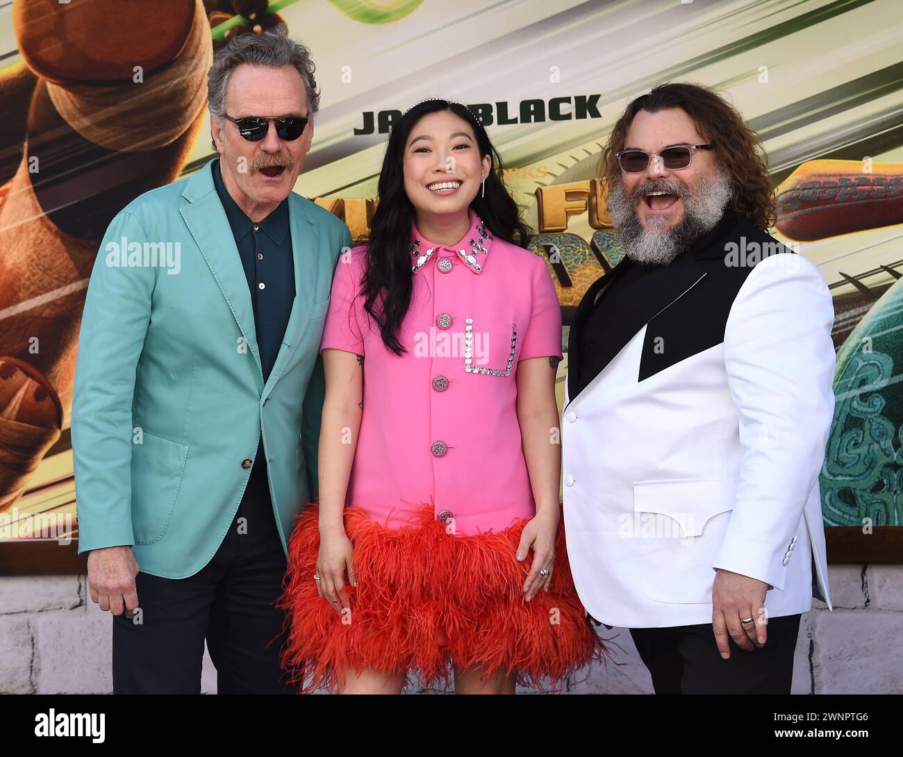Los Angeles, USA. 03rd Mar, 2024. Bryan Cranston, Awkwafina and Jack ...