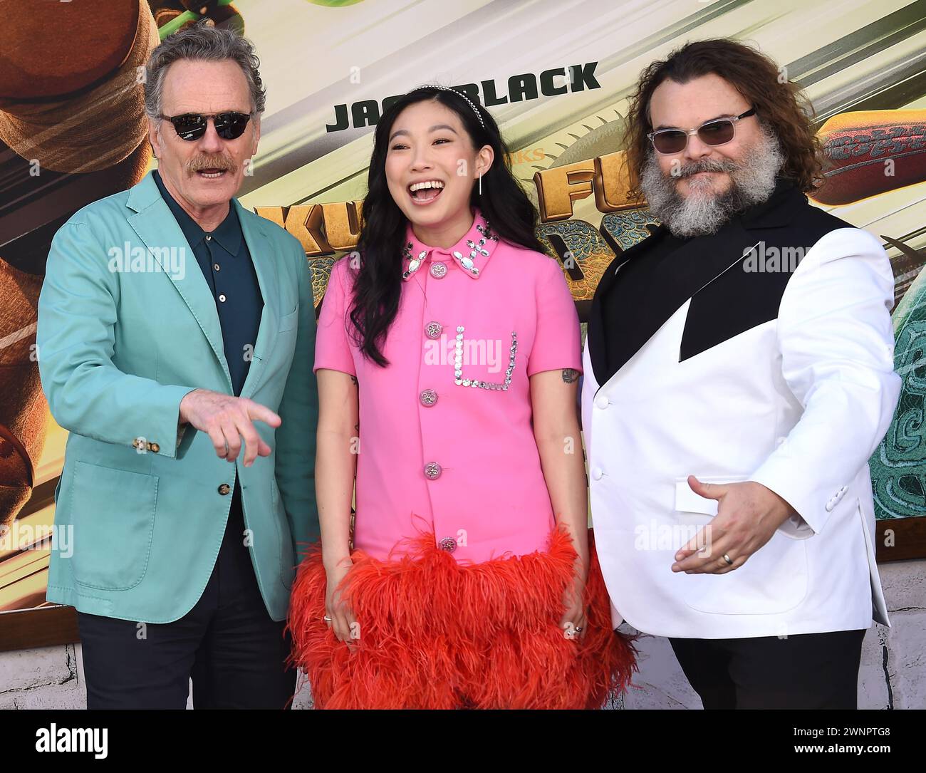 Los Angeles, USA. 03rd Mar, 2024. Bryan Cranston, Awkwafina and Jack ...