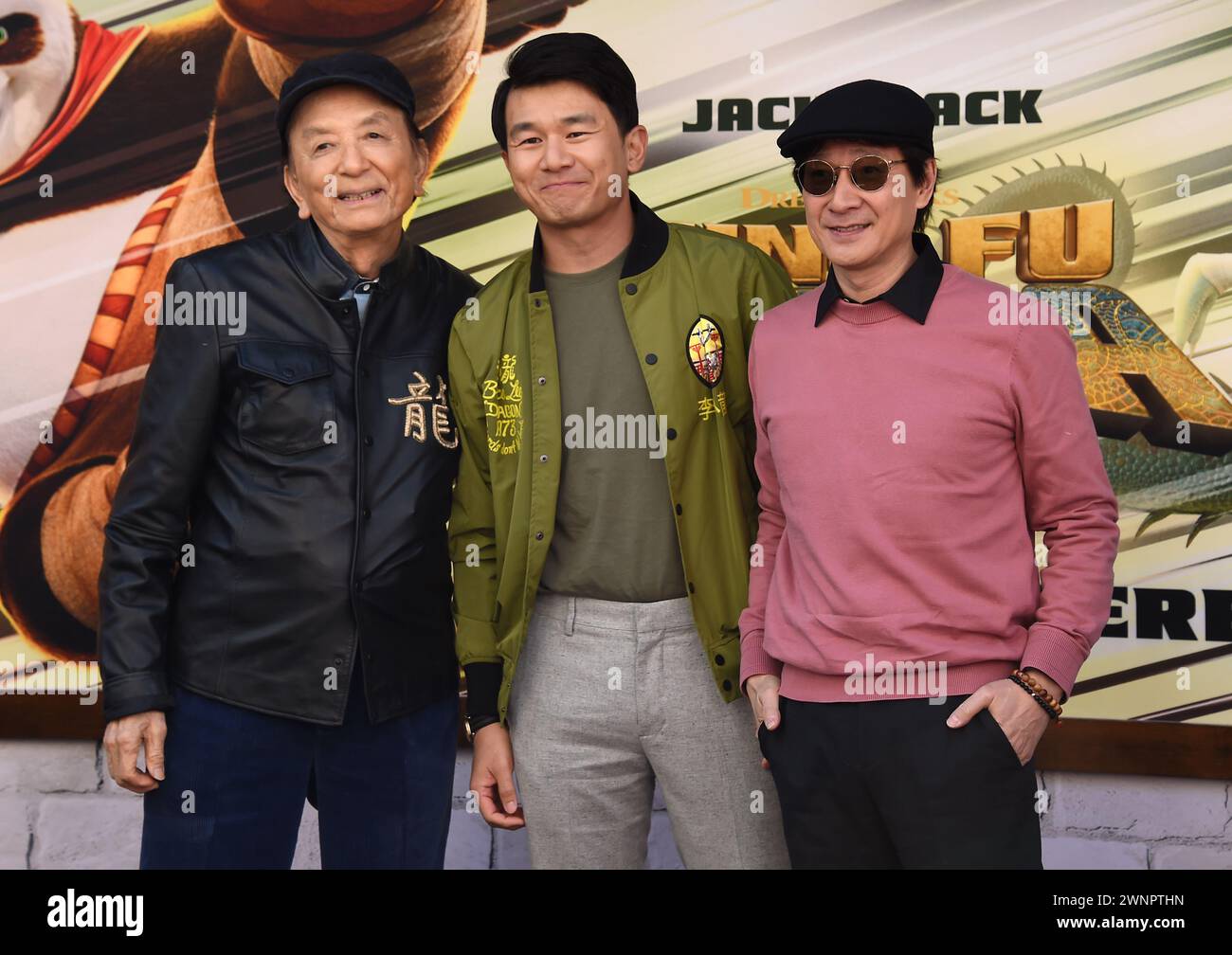 Los Angeles, USA. 03rd Mar, 2024. James Hong, Ronny Chieng and Ke Huy ...