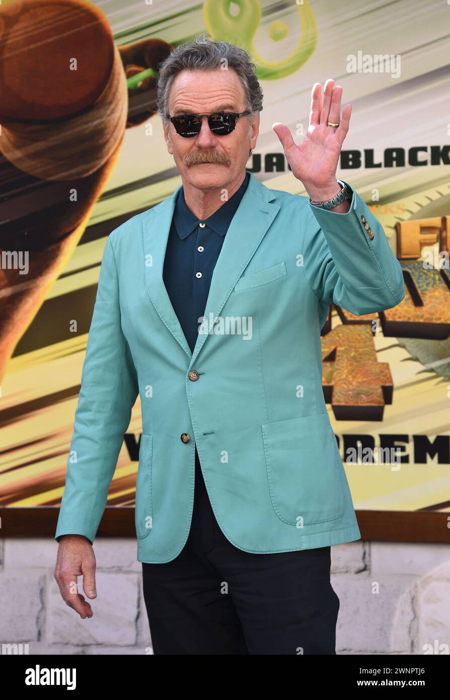Los Angeles, USA. 03rd Mar, 2024. Bryan Cranston arriving to ‘Kung Fu ...