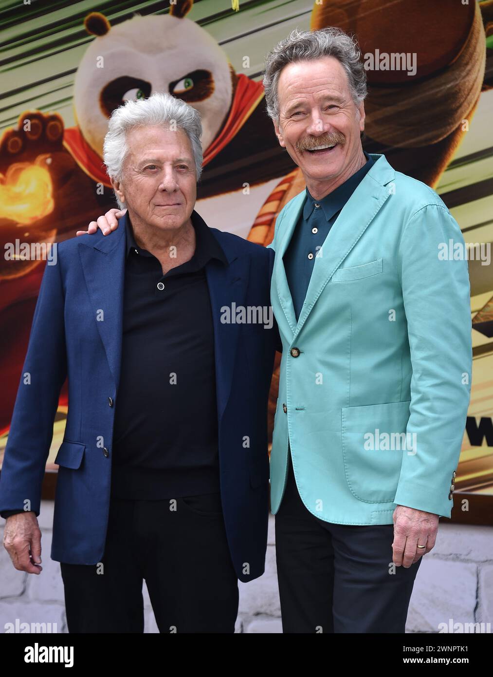 Los Angeles, USA. 03rd Mar, 2024. Dustin Hoffman and Bryan Cranston ...