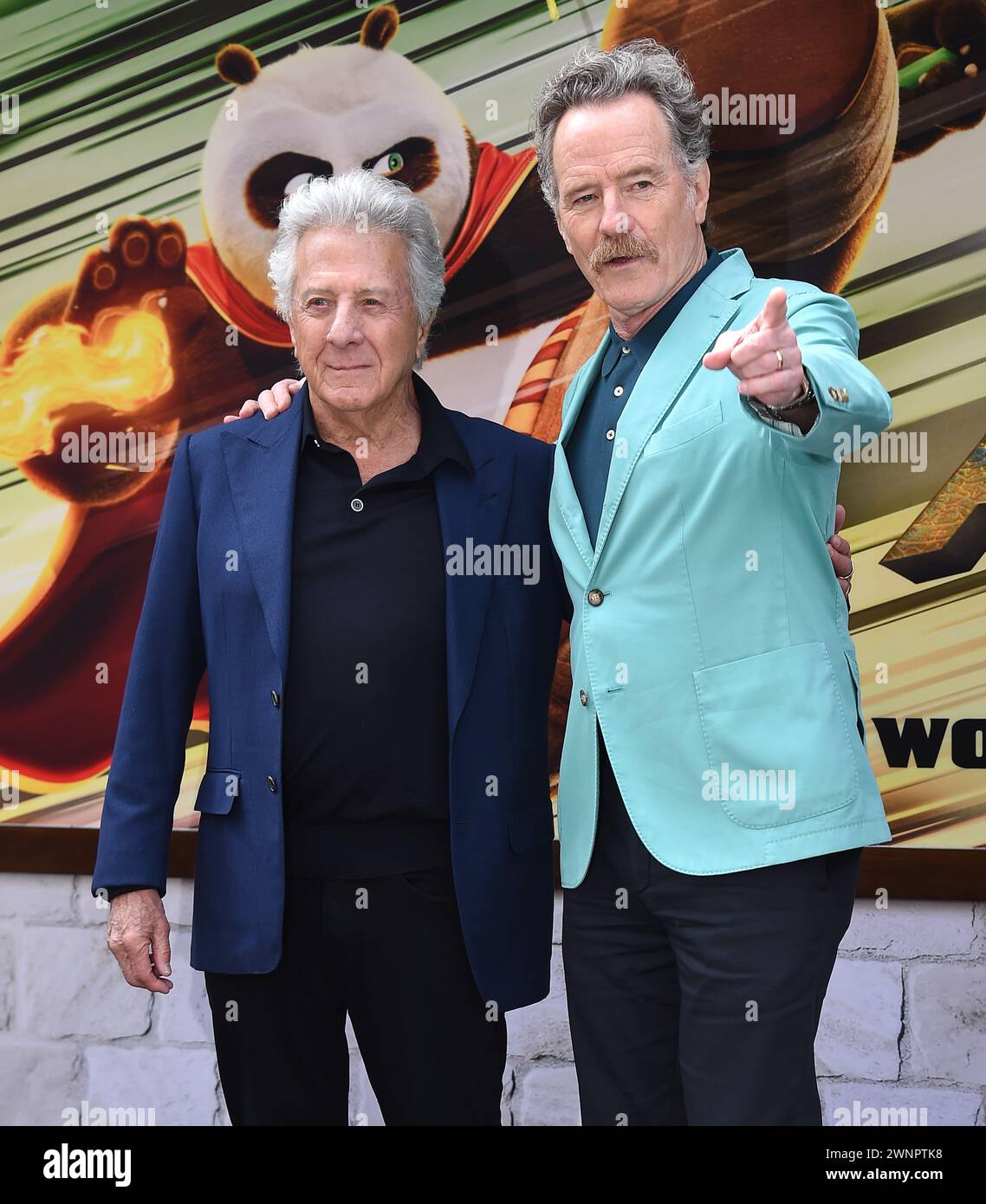 Los Angeles, USA. 03rd Mar, 2024. Dustin Hoffman and Bryan Cranston ...
