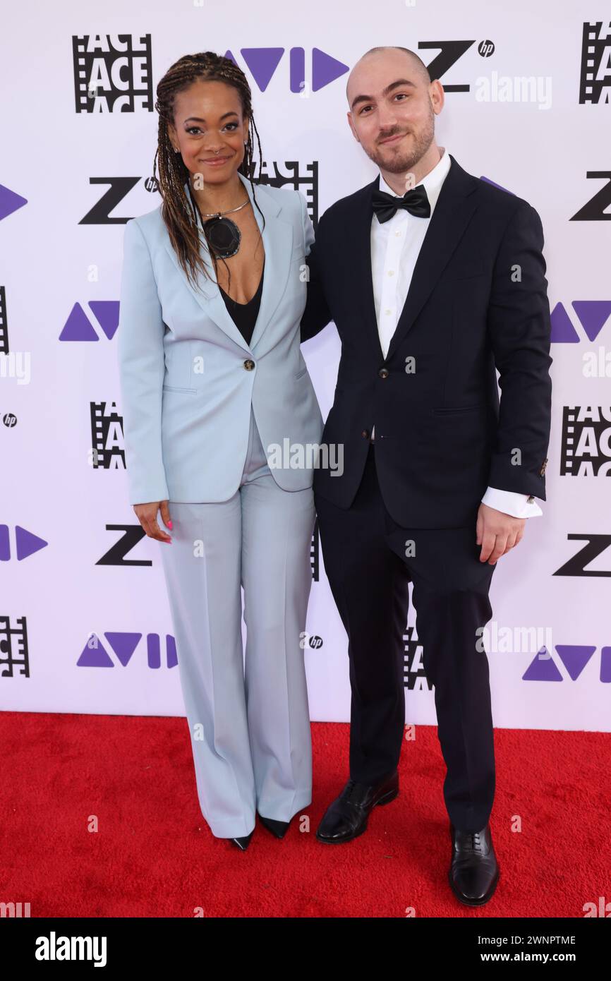 Los Angeles, USA. 03rd Mar, 2024. Stephanie Filo and Michael Abitz attend the 74th Annual ACE ...