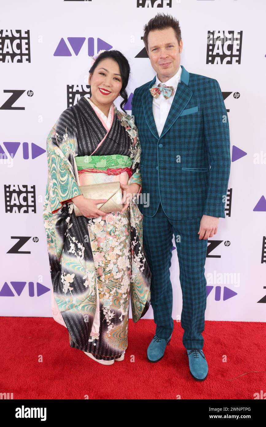 Laurens Van Charante and Mayumi Yokomizo attend the 74th Annual ACE ...
