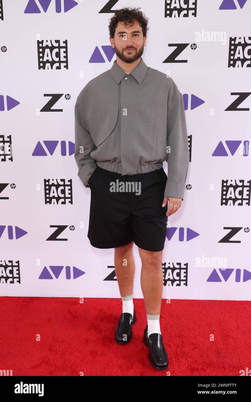 Los Angeles, USA. 03rd Mar, 2024. Payton Koch attends the 74th Annual ACE Eddie Awards at Royce ...
