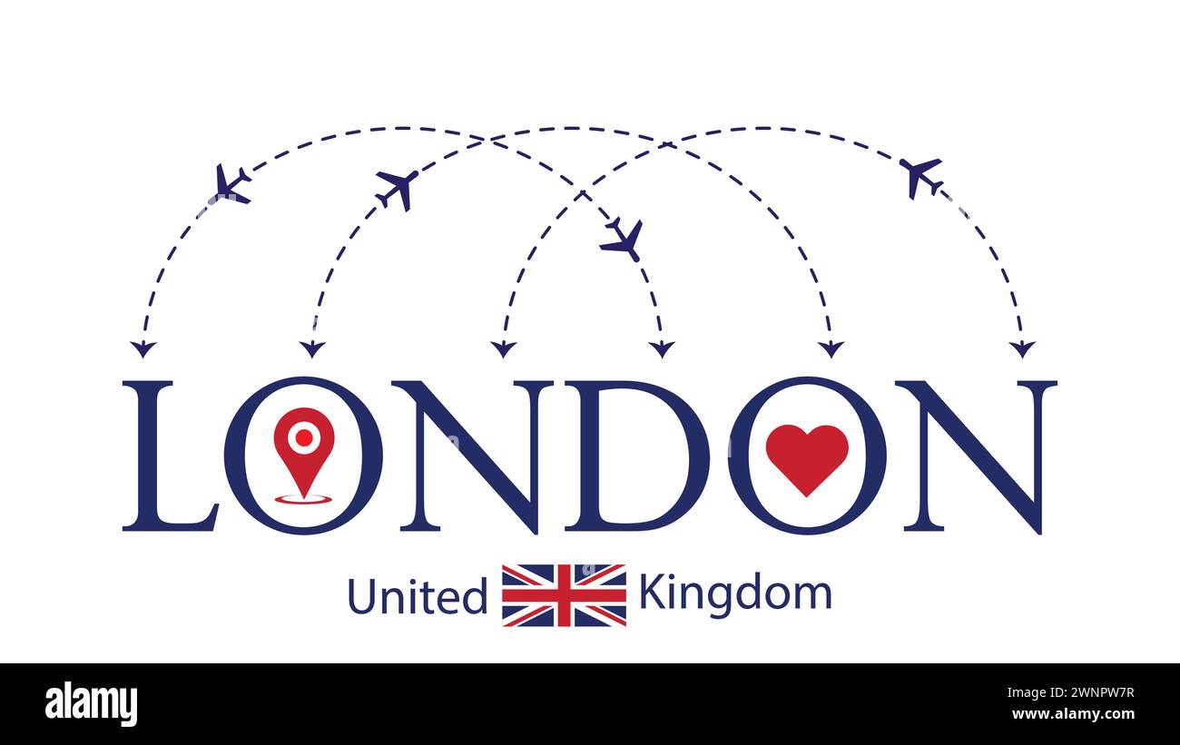 London tourism vacation concept vector illustration Stock Vector Image ...