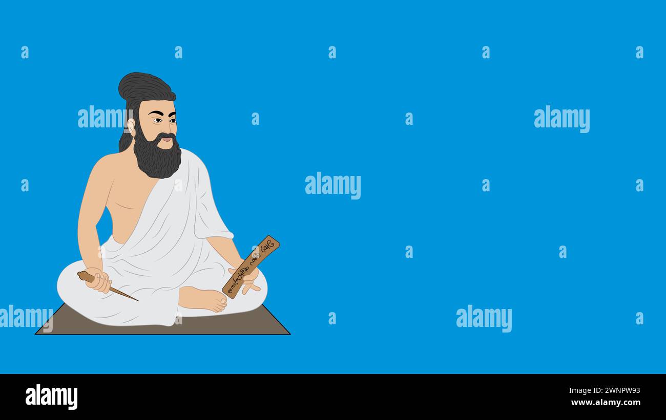 South indian village landscape with temple Stock Vector Images - Alamy