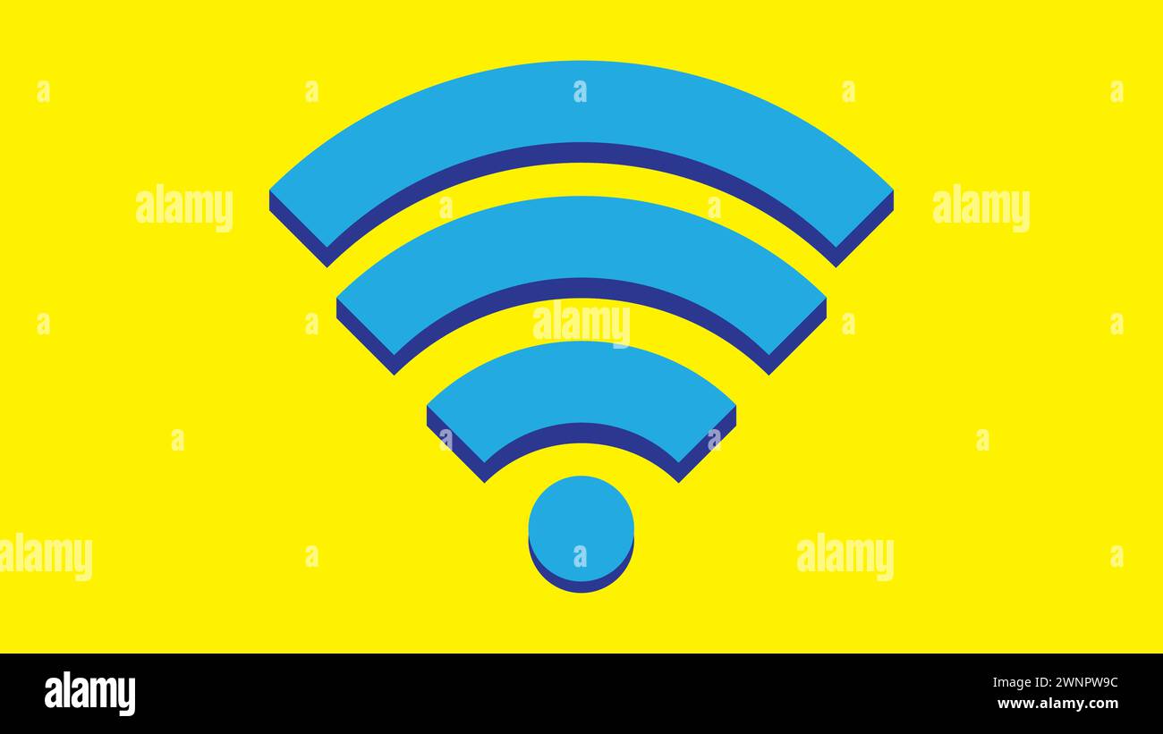 wireless network wifi icon vector illustration Stock Vector Image & Art ...