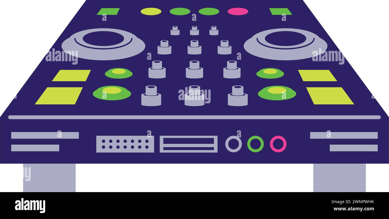 Dj professional control panel Stock Vector Images - Alamy