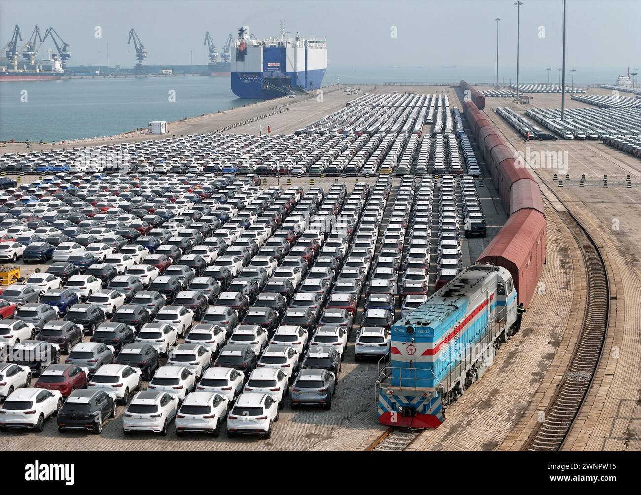 Yantai, China. 04th Mar, 2024. YANTAI, CHINA - MARCH 3, 2024 - A sea ...