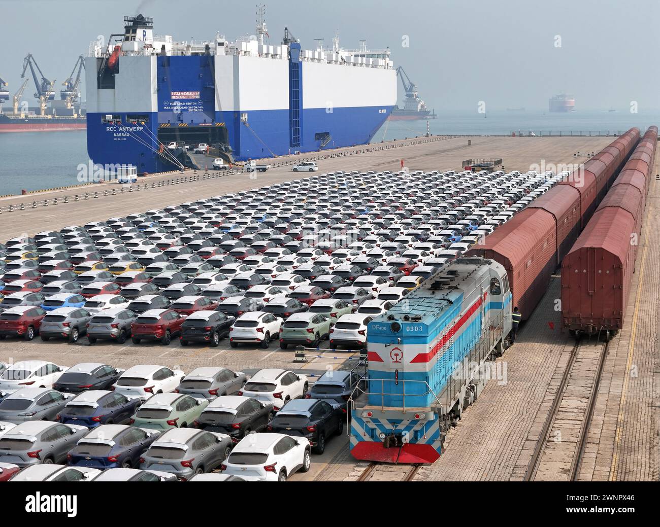 Yantai, China. 04th Mar, 2024. YANTAI, CHINA - MARCH 3, 2024 - A sea ...