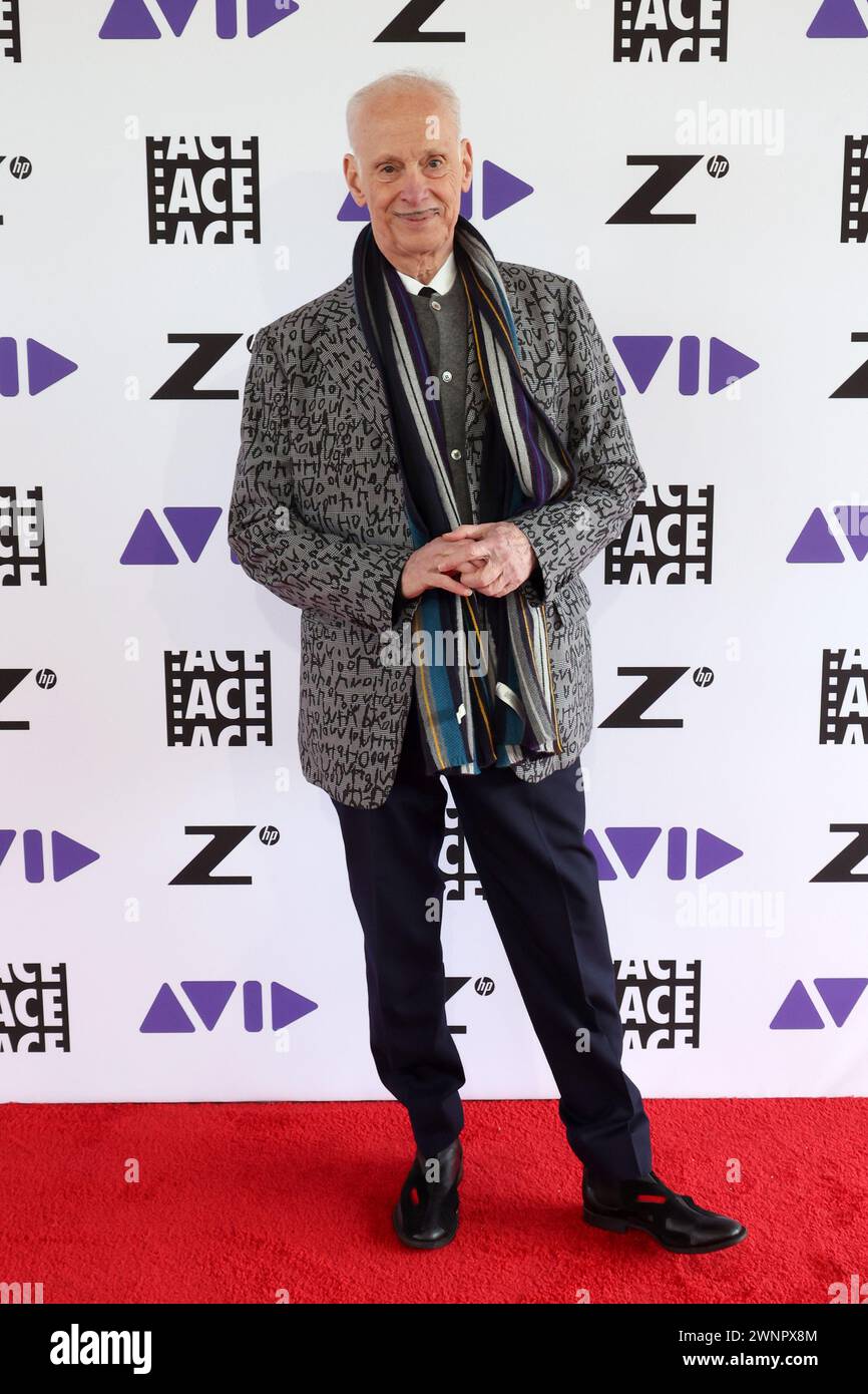 Los Angeles, USA. 03rd Mar, 2024. John Waters attends the 74th Annual ACE Eddie Awards at Royce ...