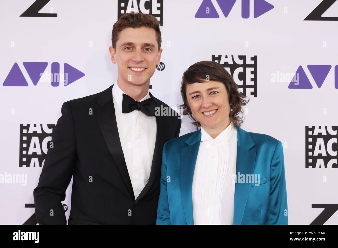 Los Angeles, USA. 03rd Mar, 2024. Jake Hostette and Nyneve Minnear attend the 74th Annual ACE ...