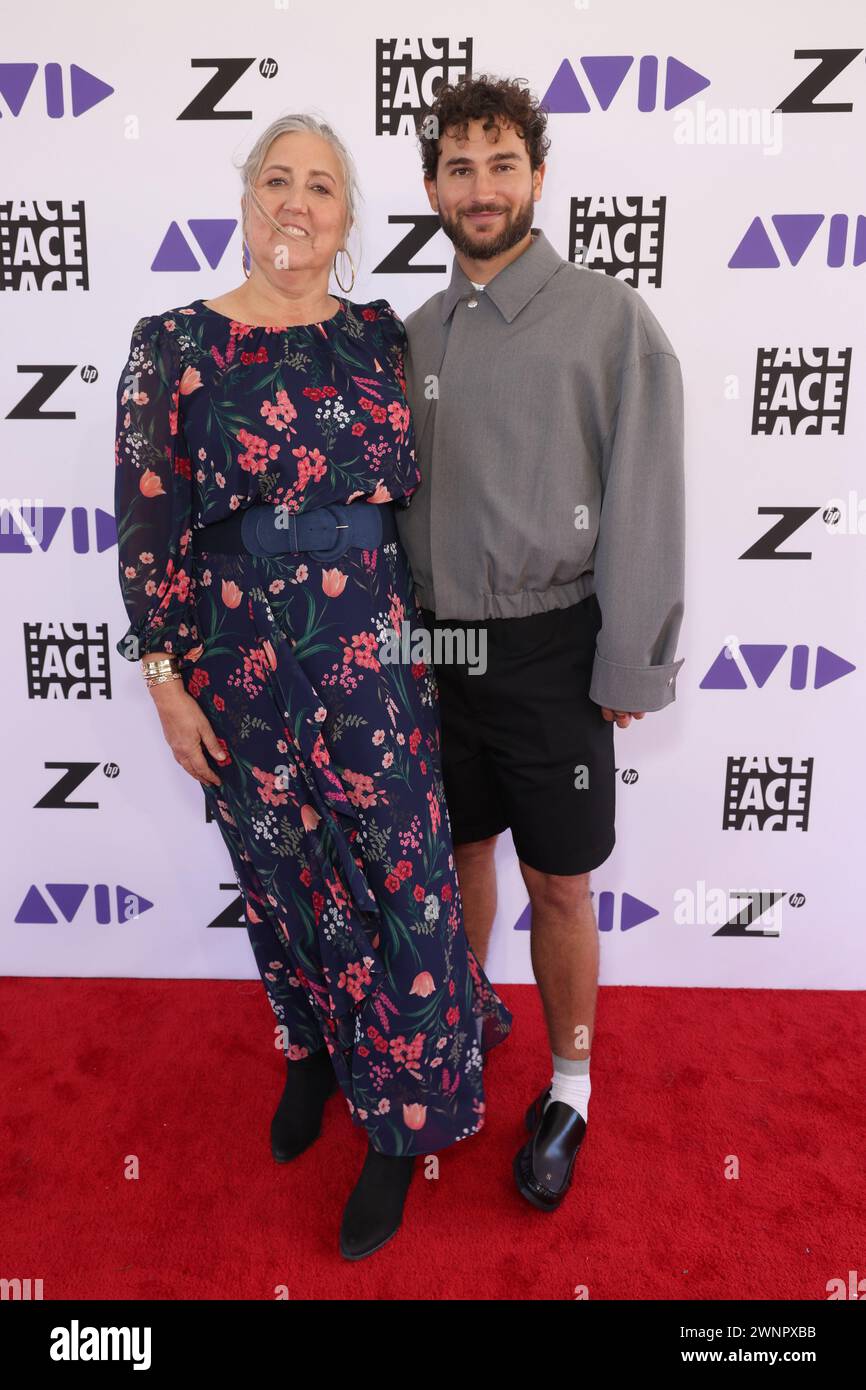 Los Angeles, USA. 03rd Mar, 2024. Shelly Westerman and Payton Koch attends the 74th Annual ACE ...