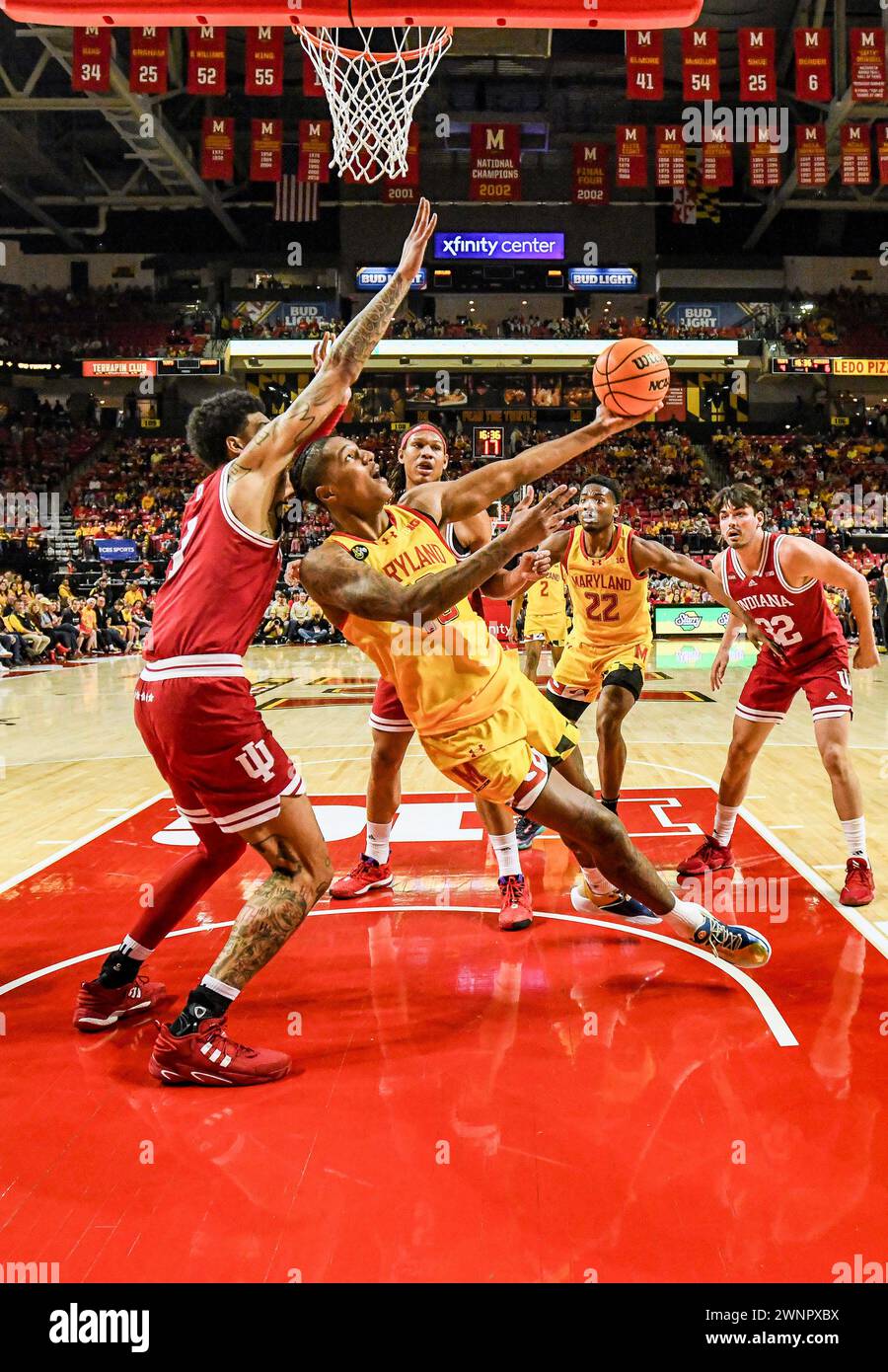 COLLEGE PARK, MD - March 3: Maryland Terrapins forward Julian Reese (10 ...