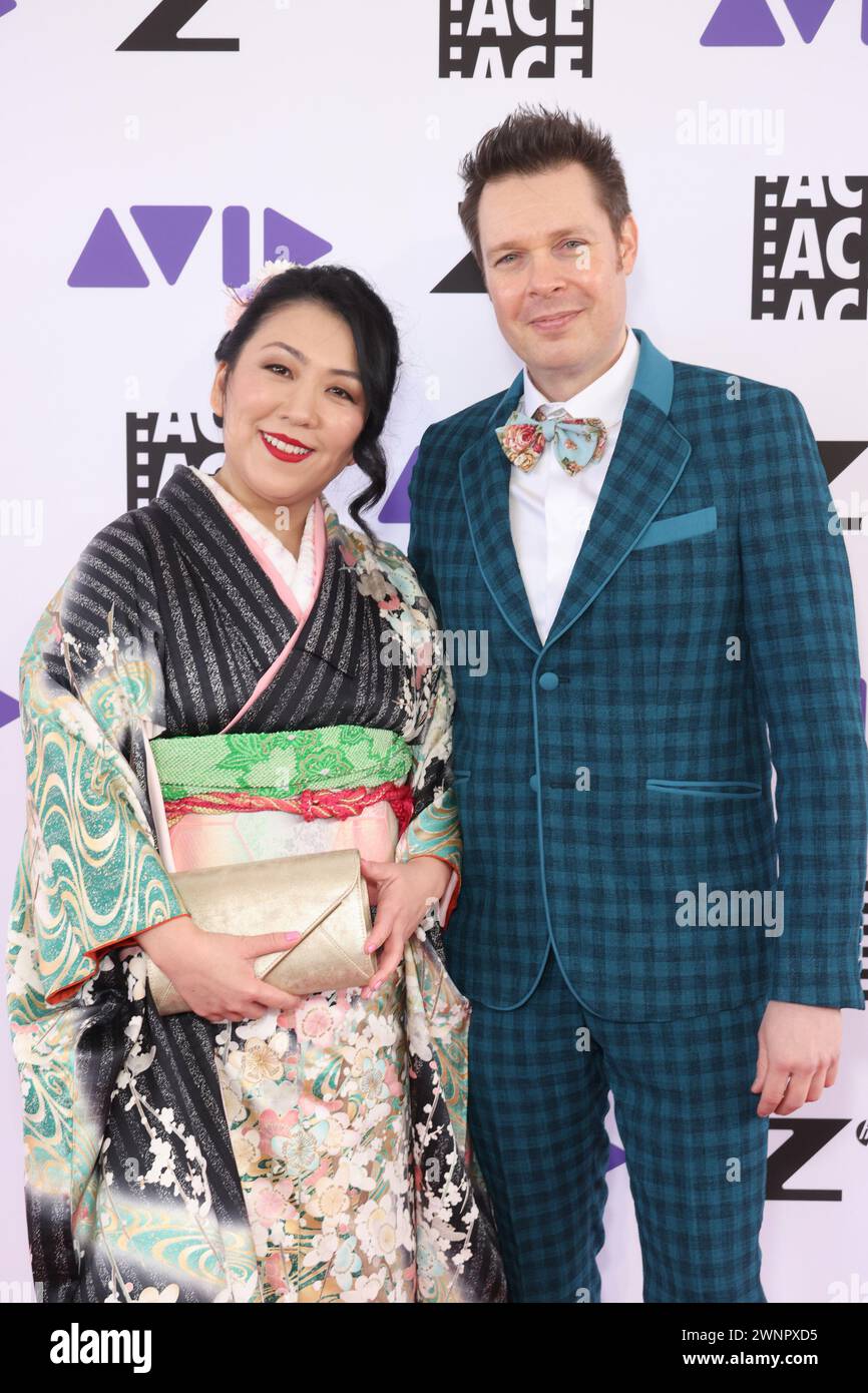 Los Angeles, USA. 03rd Mar, 2024. Laurens Van Charante and Mayumi ...