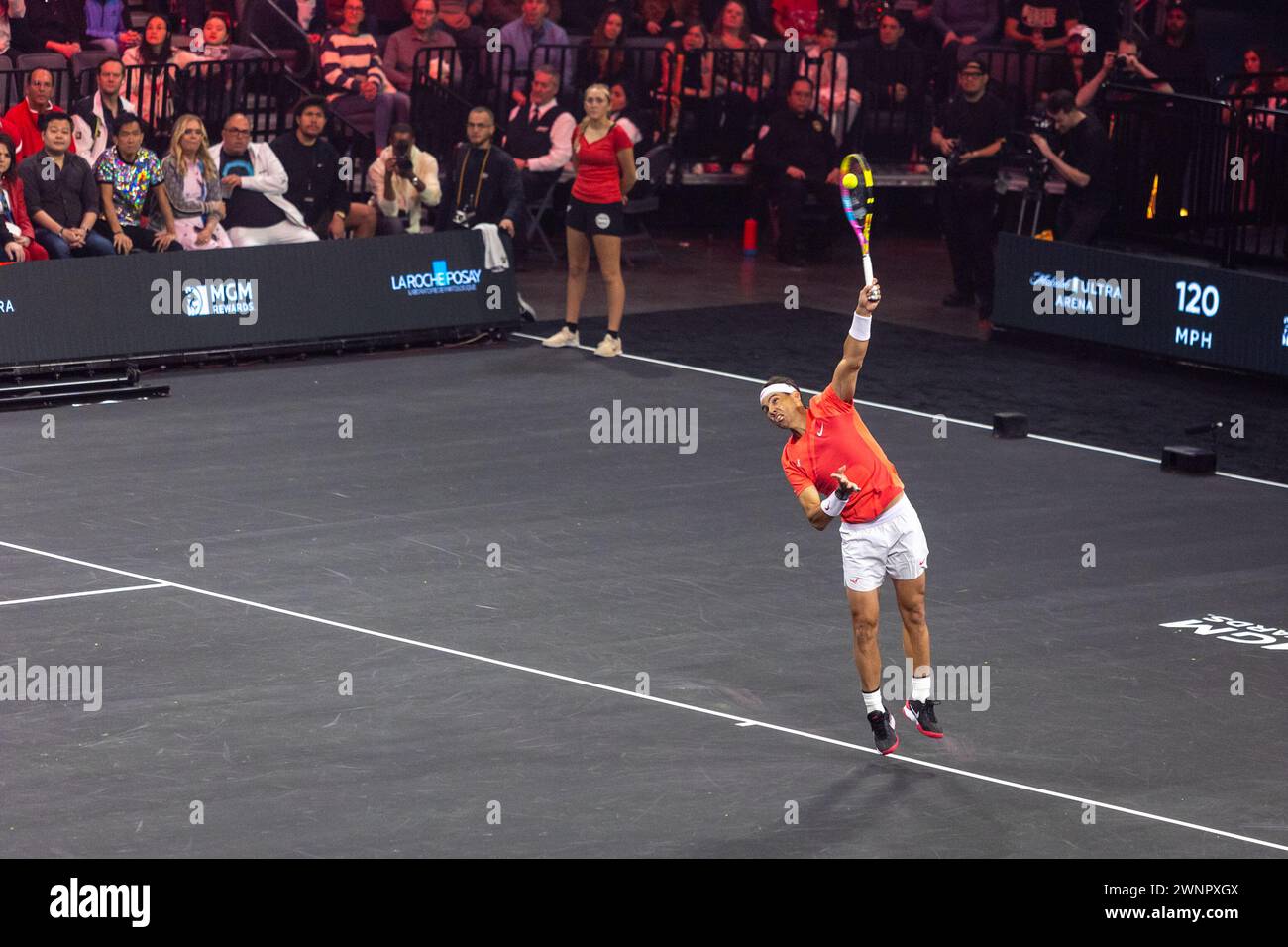 Las Vegas, USA. 03rd Mar, 2024. Rafael Nadal in action during The ...