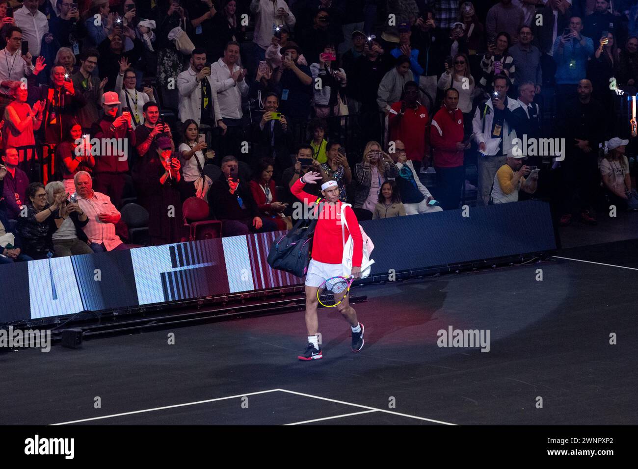 Las Vegas, USA. 03rd Mar, 2024. Rafael Nadal attends The Netflix Slam ...