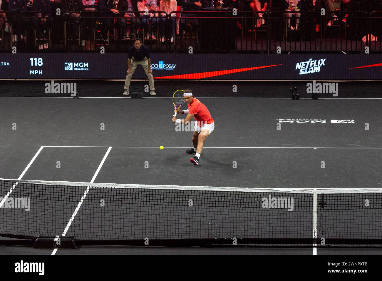 Las Vegas, USA. 03rd Mar, 2024. Rafael Nadal in action during The ...